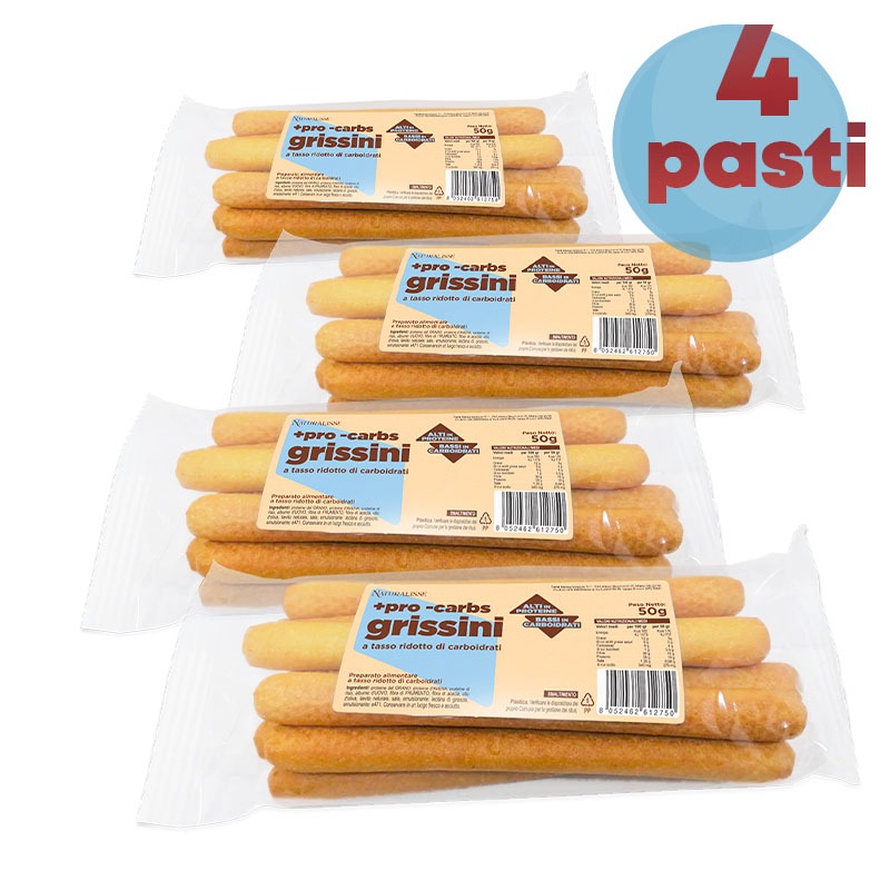 GRISSINI PROTEICI - 4 PASTI - Naturalisse